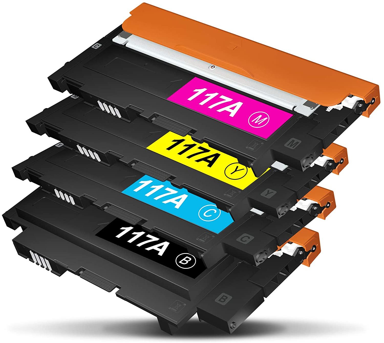 Conjunto de 4 Toners Compatível HP 117A W2070/1/2/3 – sotinteiros
